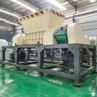 China Twin Shaft Heavy Duty Wood Shredder 7.5kW 150-200kg Capacity for Tree Root Leaf Banana Trunk for sale