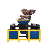 China Industrial Heavy Duty Wood Shredder 15RPM Dual Shaft Cardboard Shredder Machine 7.5KW for sale
