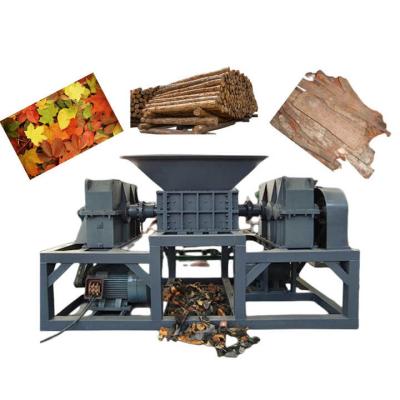 China Double Shaft Wood Shredder 7.5KWx2 Heavy Duty Shredding Machine 150-200kg Capacity for sale