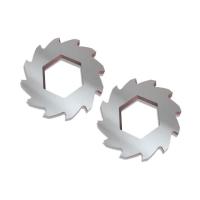 China Scrap Alloy Metal Double Shaft Shredder Blades Wear Resistant Custom Size 9Crsi for sale