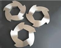 China Dual Axle Crusher Shredder Blades for Plastic Rubber Tyre Recycling Custom Size 5kg for sale
