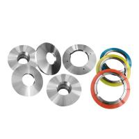 China Round Knife Sheet Metal Blades for Rotary Roller Cutting Slitting Machines D105 D200 for sale