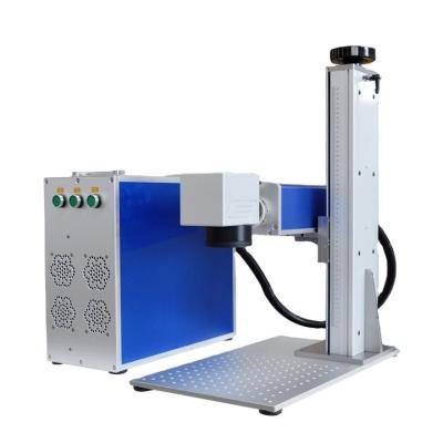 China 30W Mini Portable Fiber Laser Marking Machine for Metal Jewelry Plastic 110x110mm for sale