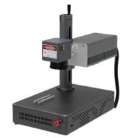 China UV Fiber Laser Marking Machine 355nm 3W 5W 10W Desktop Portable for Metal Plastic Engraving for sale