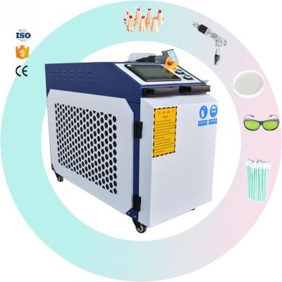 China CNC Fiber Laser Cleaning Machine 1000W 2000W Portable Rust Removal for Metal for sale