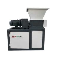 China OPS-300 Dual Shaft Metal Shredder 3KW 110-130kg/h Aluminum Waste Recycling Machine for sale