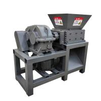 China Mini Portable Plastic Shredder Machine Twin Shaft 4KW 110-130kg/h for Hard Film for sale