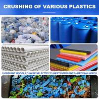 China Mini Portable Plastic Shredder Machine Twin Shaft 4KW 110-130kg/h for Hard Film for sale