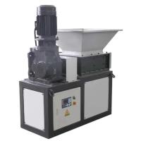 China Double Shaft Waste Shredder Machine 380V 110-130kg/h Plastic Crushing for sale