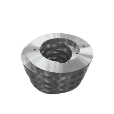 China Wear Resistant Shredder Machine Blades SKD-11 D2 Top Round Blade for Slitter Rewinder 105mm for sale