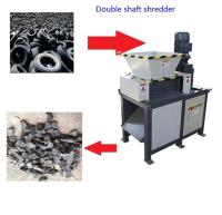 China Industrial Scrap Metal Shredder Machine 4KW Plastic Waste Tyre Crusher 600x500mm Inlet for sale