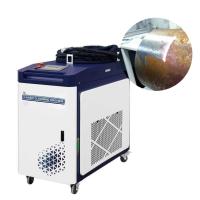 China 1500W Handheld Fiber Laser Cleaning Machine 4-6mm Spot 5KGS Payload for sale