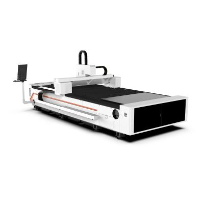 China Fiber Laser Cutting Machine 6000W 12000W 20000W CNC Sheet Metal Tube Cutter 3000x1500mm for sale