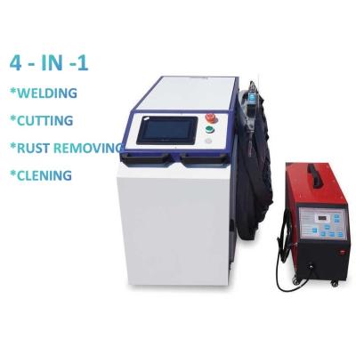 China 2000W Water Cooled Handheld Fiber Laser Welding Machine 4 In 1 Welding Depth 0.1-3.0mm for sale