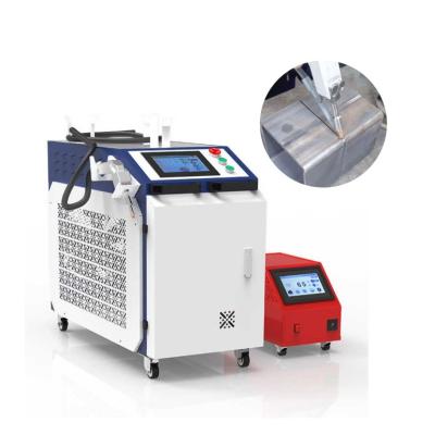 China 2000W 4 in 1 Fiber Laser Welding Machine 100mm Focal Length Portable Handheld Welder for sale