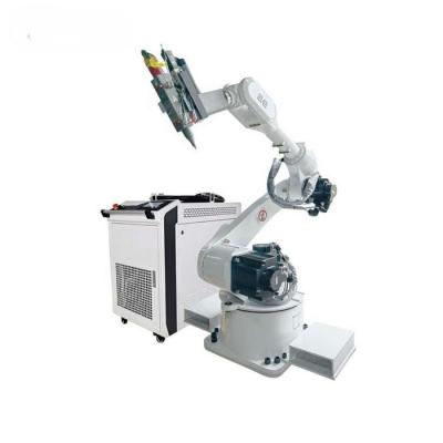 China 3 In 1 Fiber Laser Welding Machine 1000W 1400mm Robot Arm Water Cooling for sale