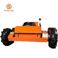 China 4 Wheel Drive Remote Control Lawn Mower Commercial Rc Controlled for sale