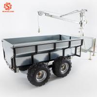China Atv Timber Trailer With Crane Log 2500lbs 1000kgs Manual Winch for sale