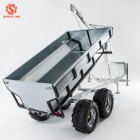 China Atv Timber Trailer With Crane Log 2500lbs 1000kgs Manual Winch for sale