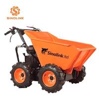 China Mini Petrol Power Dumper 0.3t Wheel Barrow 6.5hp Loncin Engine for sale