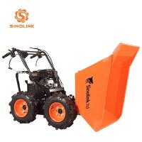 China Mini Petrol Power Dumper 0.3t Wheel Barrow 6.5hp Loncin Engine for sale