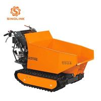 China High Tip Tracked Dumper Barrow Hydraulic Mini Transporter Crawler Driven for sale