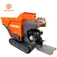 China Hi Tip Mini Dumper Crawler Standing Construction Machine  500kg Load for sale