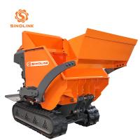 China Hi Tip Mini Dumper Crawler Standing Construction Machine  500kg Load for sale