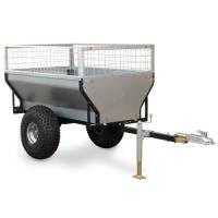 China Utility Tow Behind Dump ATV Trailer Farm Forestry Heavy Duty Quad Trailer for sale