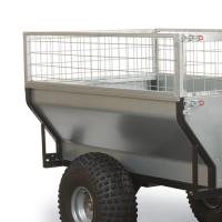 China Utility Tow Behind Dump ATV Trailer Farm Forestry Heavy Duty Quad Trailer for sale
