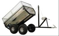 China 4x6 Atv Hay Bale Trailer Fencing Galvanized Sheet Fence Cargo for sale