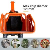 China Commercial Wood Chipper Shredder Electric 5 Inch for sale