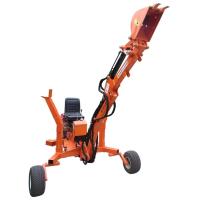 China Portable Mini Towable Backhoe Excavator Backhoe Loader 2500mm for sale