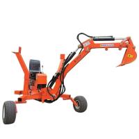 China Portable Mini Towable Backhoe Excavator Backhoe Loader 2500mm for sale