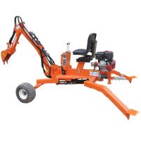 China Portable Mini Towable Backhoe Excavator Backhoe Loader 2500mm for sale