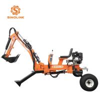 China Portable Mini Towable Backhoe Excavator Backhoe Loader 2500mm for sale