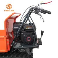 China 300kg Mini Tracked Dumper Farm Garden Household Dump Truck Car Trailer for sale