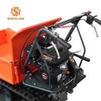 China 300kg Mini Tracked Dumper Farm Garden Household Dump Truck Car Trailer for sale