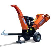 China 15hp Petrol Wood Chipper Machine 5 inch Tree Branch Shredder Machine for sale