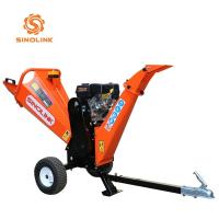 China 6.5hp 7HP 9hp Petrol Small wood chipper crusher machine Garden tree branch for sale