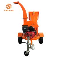 China 120mm Wood Chipper Machine 15hp Disc Gasoline Engine 4.7inch for sale