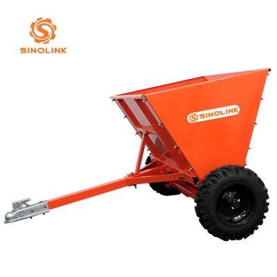 China Mounted Atv Sand Spreader For Yard Tow Behind 270l  Winter Road Anti Skid for sale