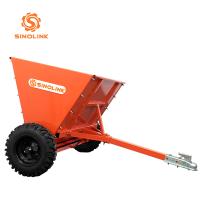China Mounted Atv Sand Spreader For Yard Tow Behind 270l  Winter Road Anti Skid for sale