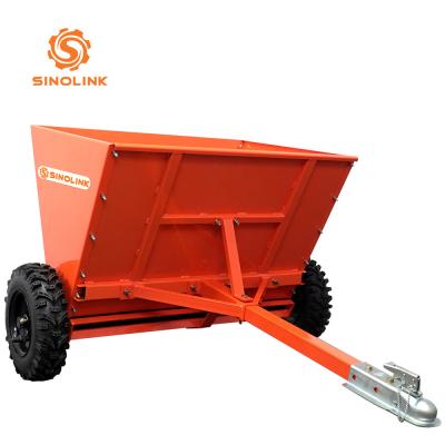 China Artificial Grass Lawn Atv Mounted Sand Spreader machine 1000mm For Snow Winter Road for sale