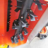 China Large Walk Behind Lawn Mower Tractor Walk Petrol Lawnmower 3km H for sale