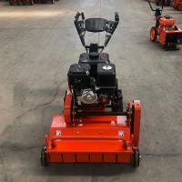 China Weed Push Walk Behind Rotary Mower Grass Cutter 600mm Blades for sale