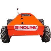 China Remote Control Gasoline Lawn Mower And Robot Lawn Mower For Agriculture Rotary Flail Blade for sale