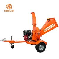 China Petrol Disk Wood Chipper Leaf Mulcher 13.5hp 14Hp 15Hp ATV Small Branch Shredder for sale