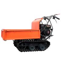 China Rubber Tracked Dumper Mini Dump Truck Tractors Loading Capacity 300kgs for sale