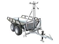 China Utv Off Road Atv Trailer Quad Bike Cargo Wood Log Lightweight Outside Garden Farm for sale